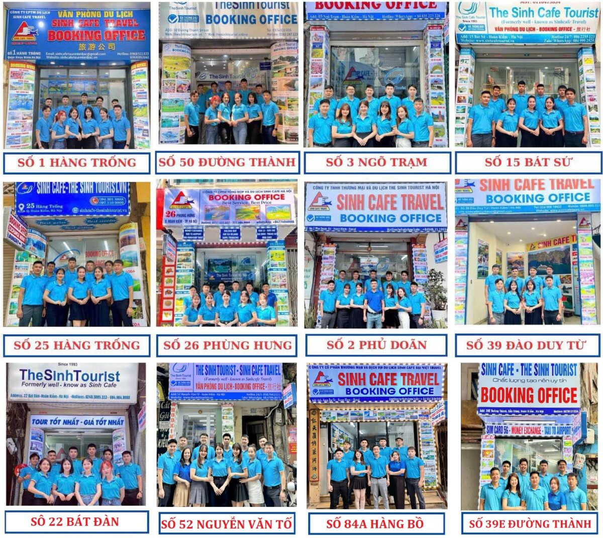 Hệ Thống Sinh Cafe – The Sinh Tourist Hà Nội – The Sinh Hà Nội – Sinh ...